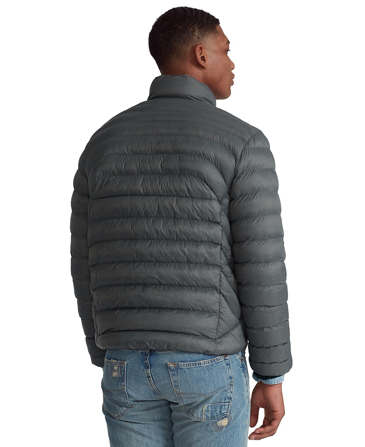 Polo Ralph Lauren Packable Quilted Jacket Charcoal Grey – CheapUndies