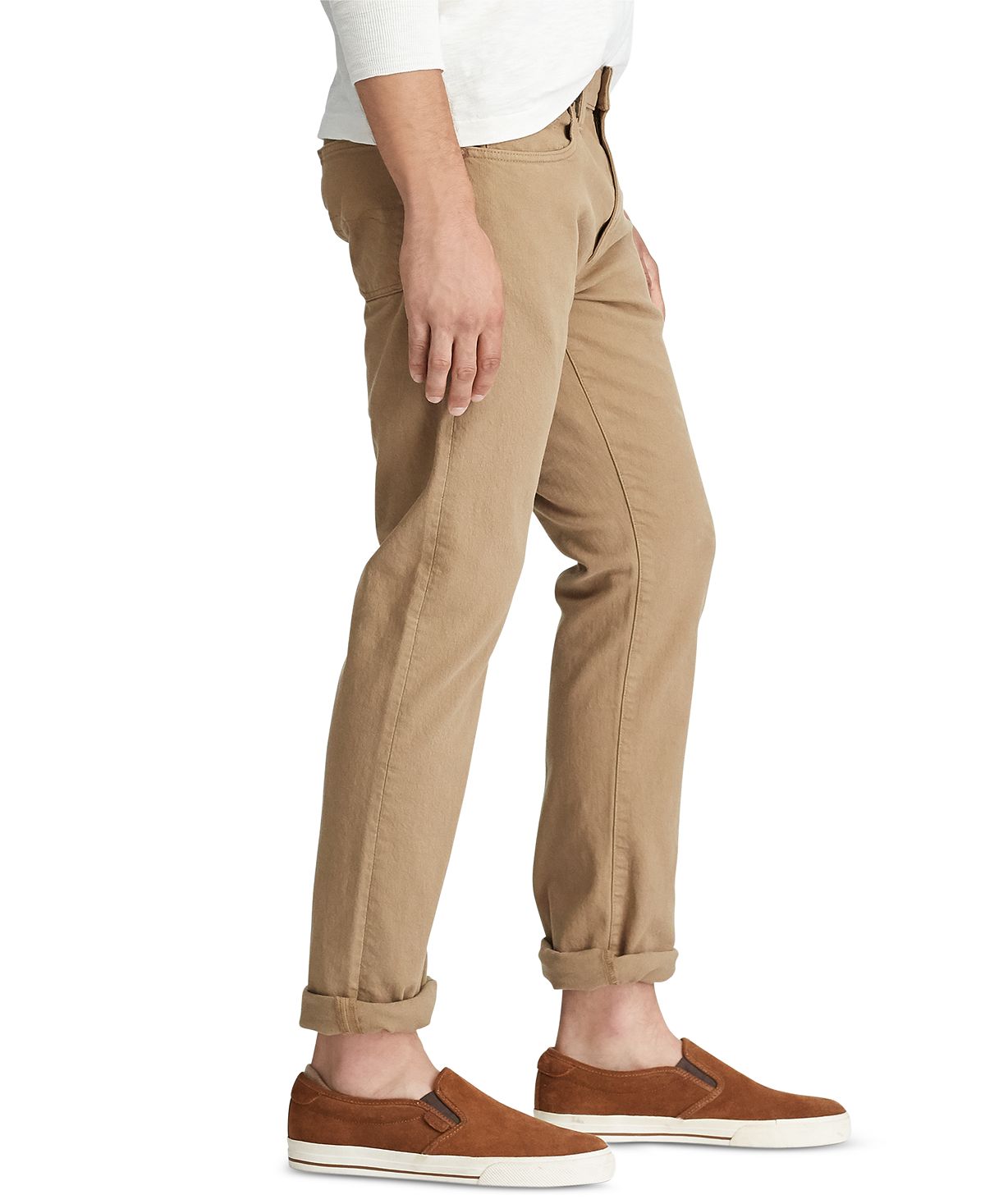 Polo Ralph Lauren Varick Slim Straight Jeans Khaki – CheapUndies