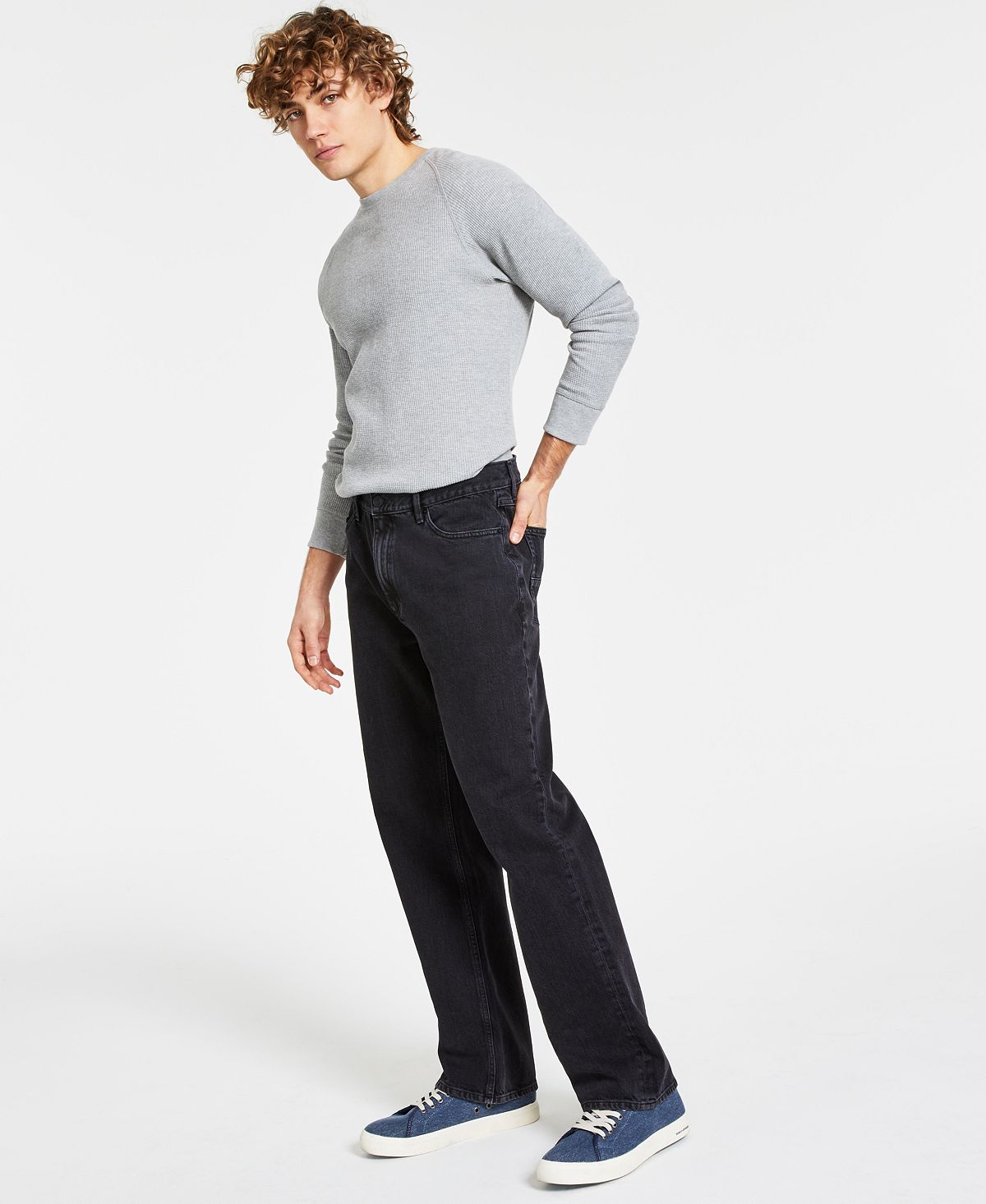 Sun + Stone Sun + Stone Loose-fit Straight Tomas Jeans Nord Wash ...