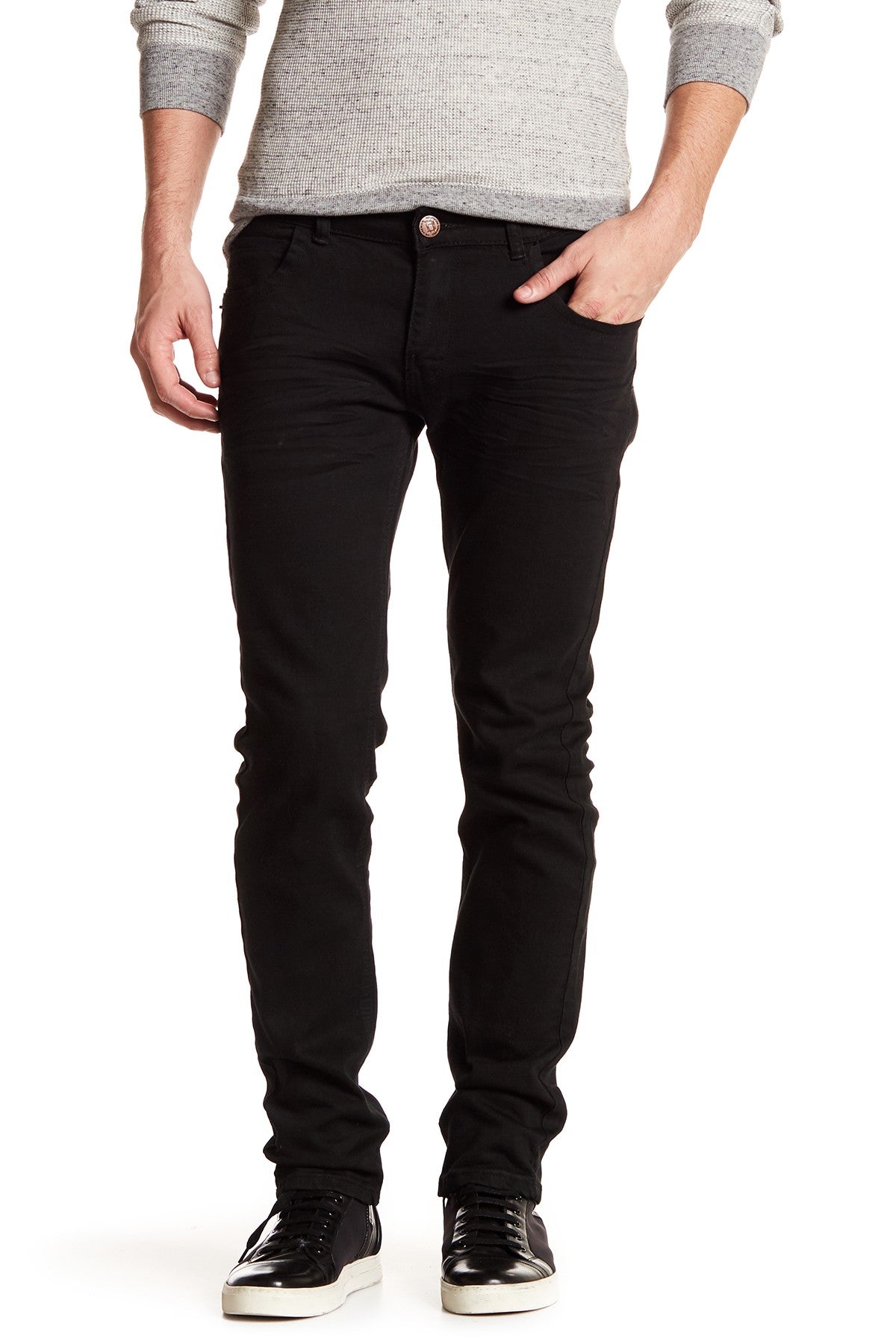 Tailored Recreation Premium Black Slim Tapered Denim Pant – CheapUndies
