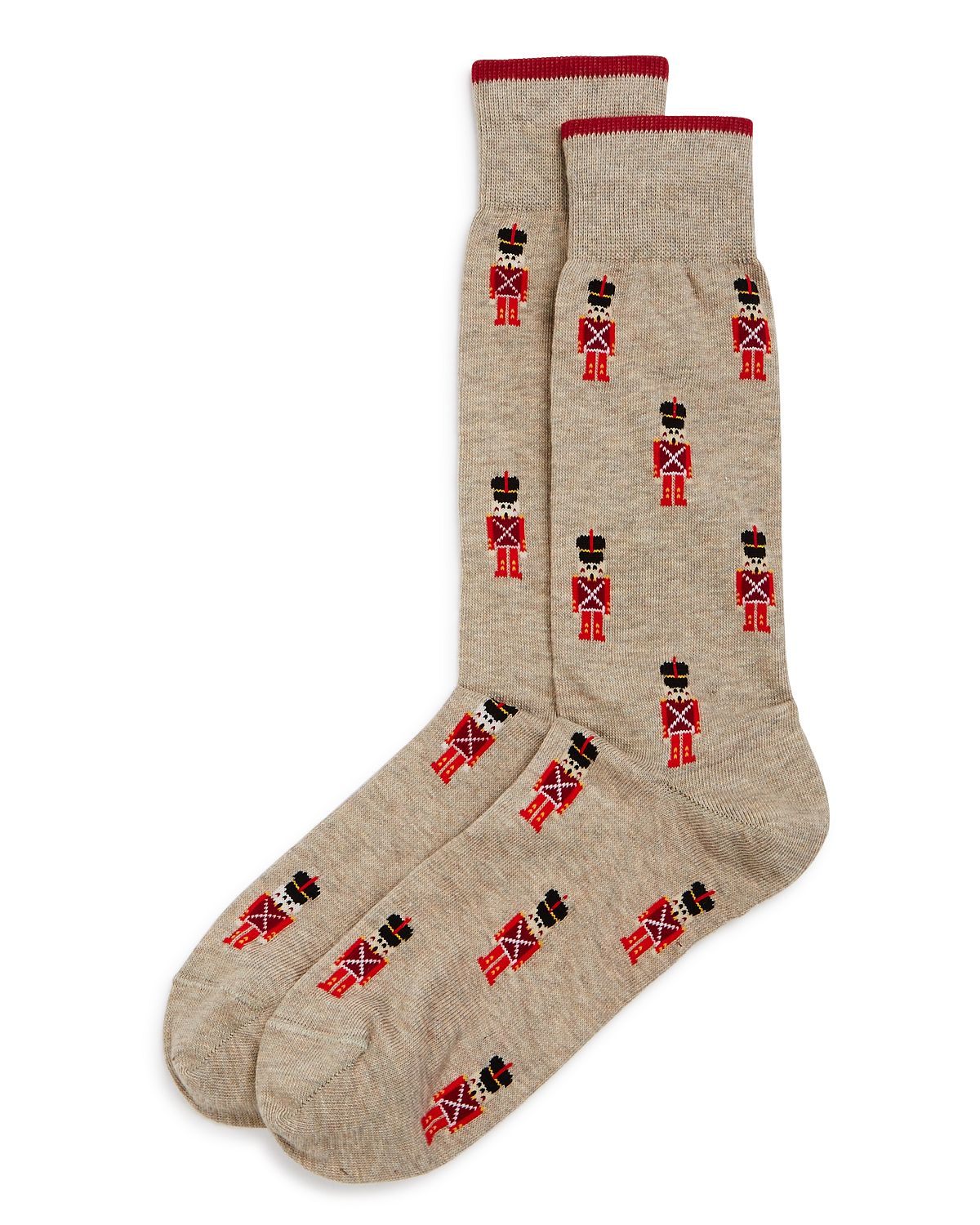 The Men's Store Nutcracker Socks Taupe – CheapUndies