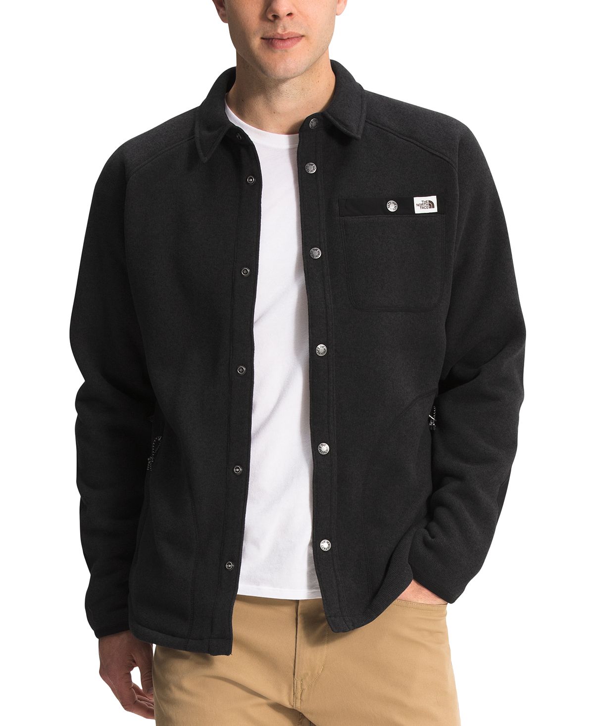 The North Face Gordon Lyons Shacket Tnf Black Heather – CheapUndies