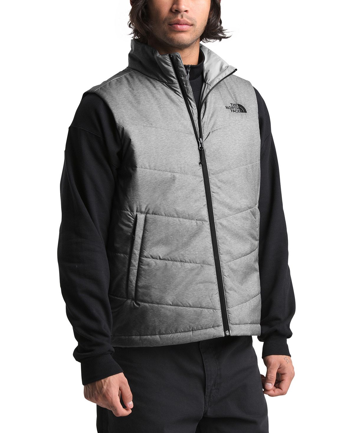 The North Face Junction Insulated Vest Tnf Medium Grey Heather ...