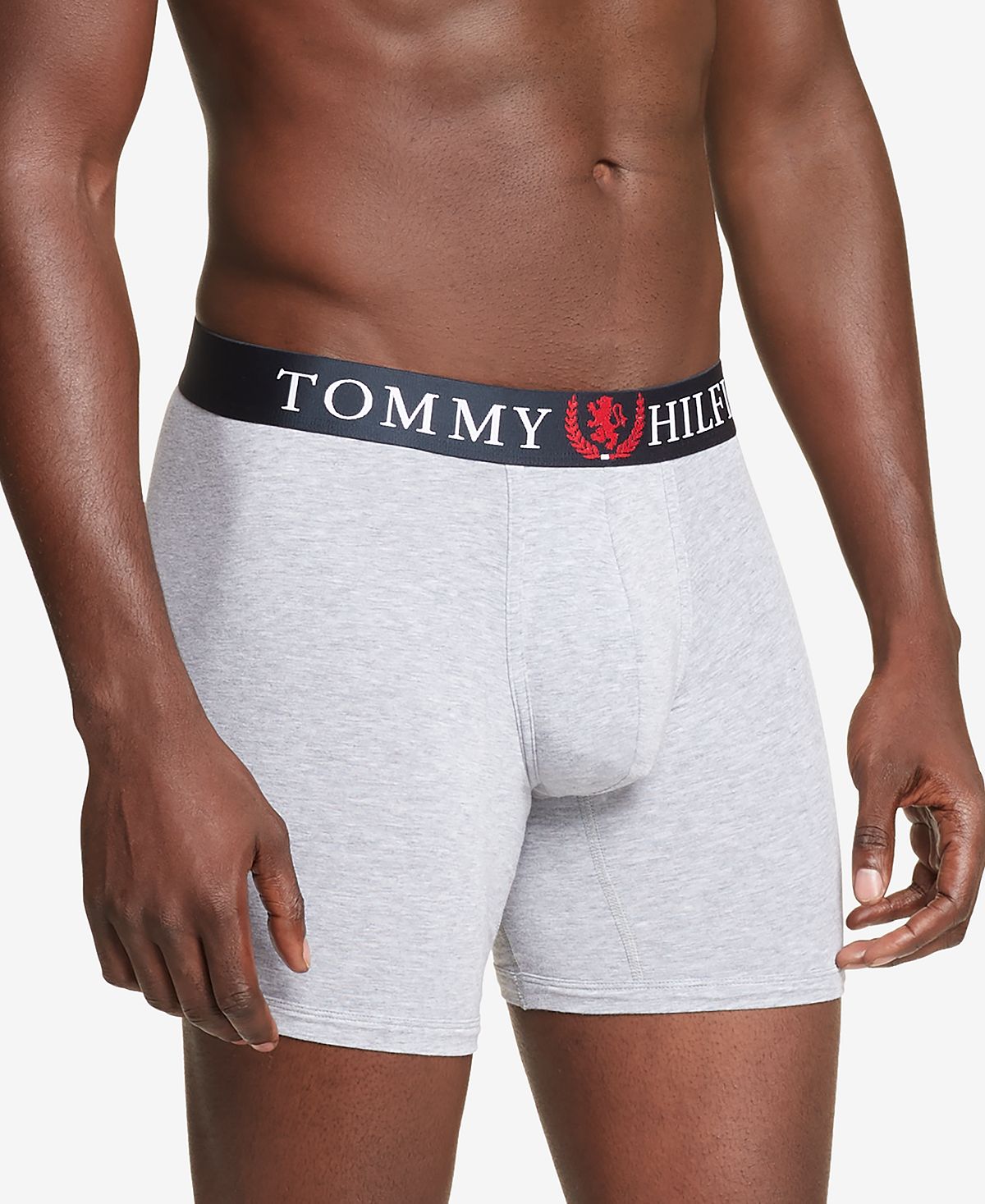 Tommy Hilfiger Authentic Stretch Boxer Briefs Grey Heather – CheapUndies