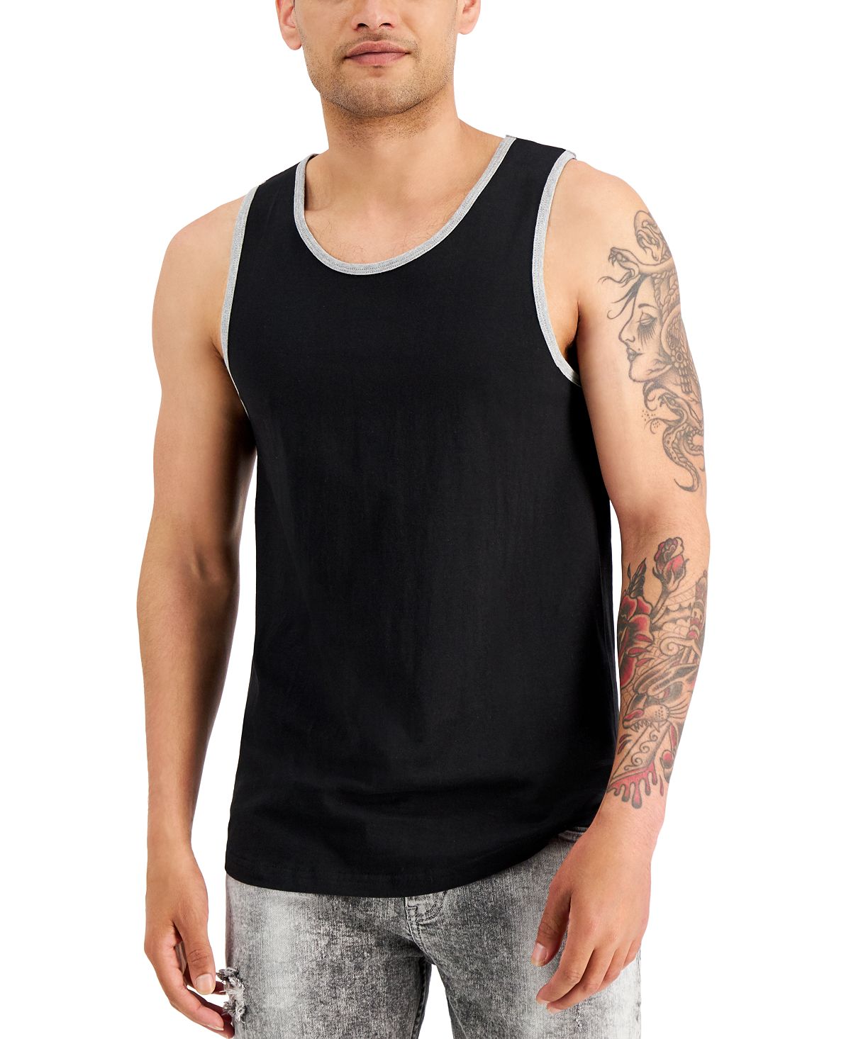 Univibe Ringer Tank Black – CheapUndies