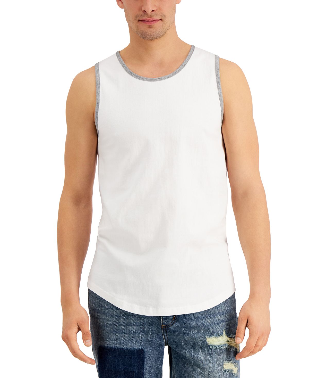 Univibe Ringer Tank White – CheapUndies