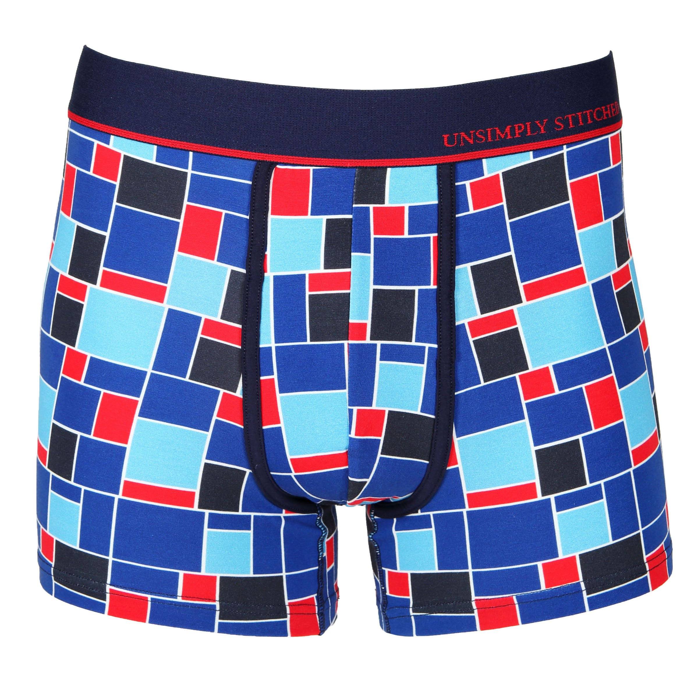 Unsimply Stitched Blue Century Tile Trunk – CheapUndies