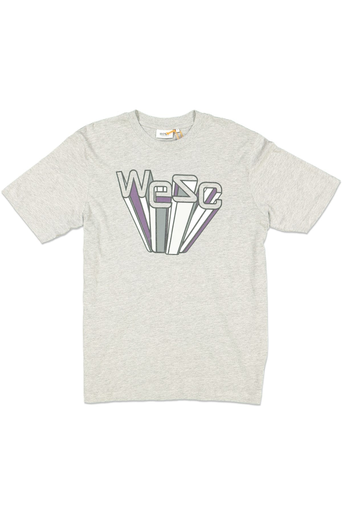WESC Logo-print T-shirt GREY – CheapUndies