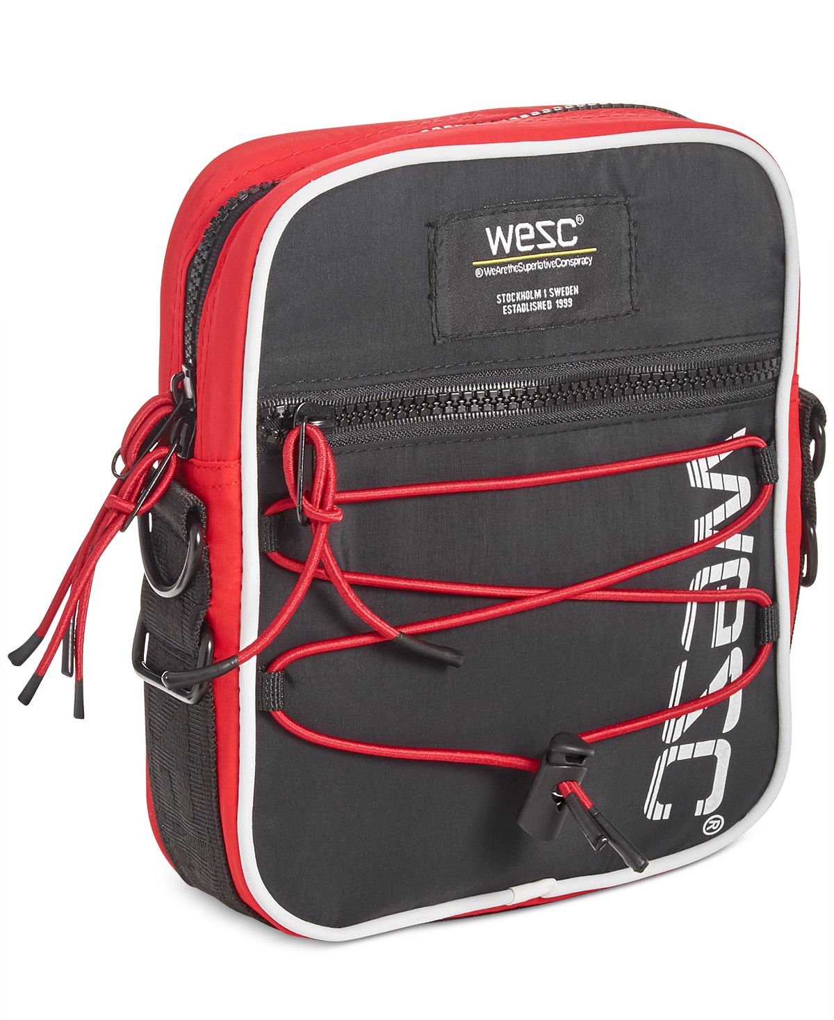 Wesc Bungee Crossbody Bag Black – CheapUndies