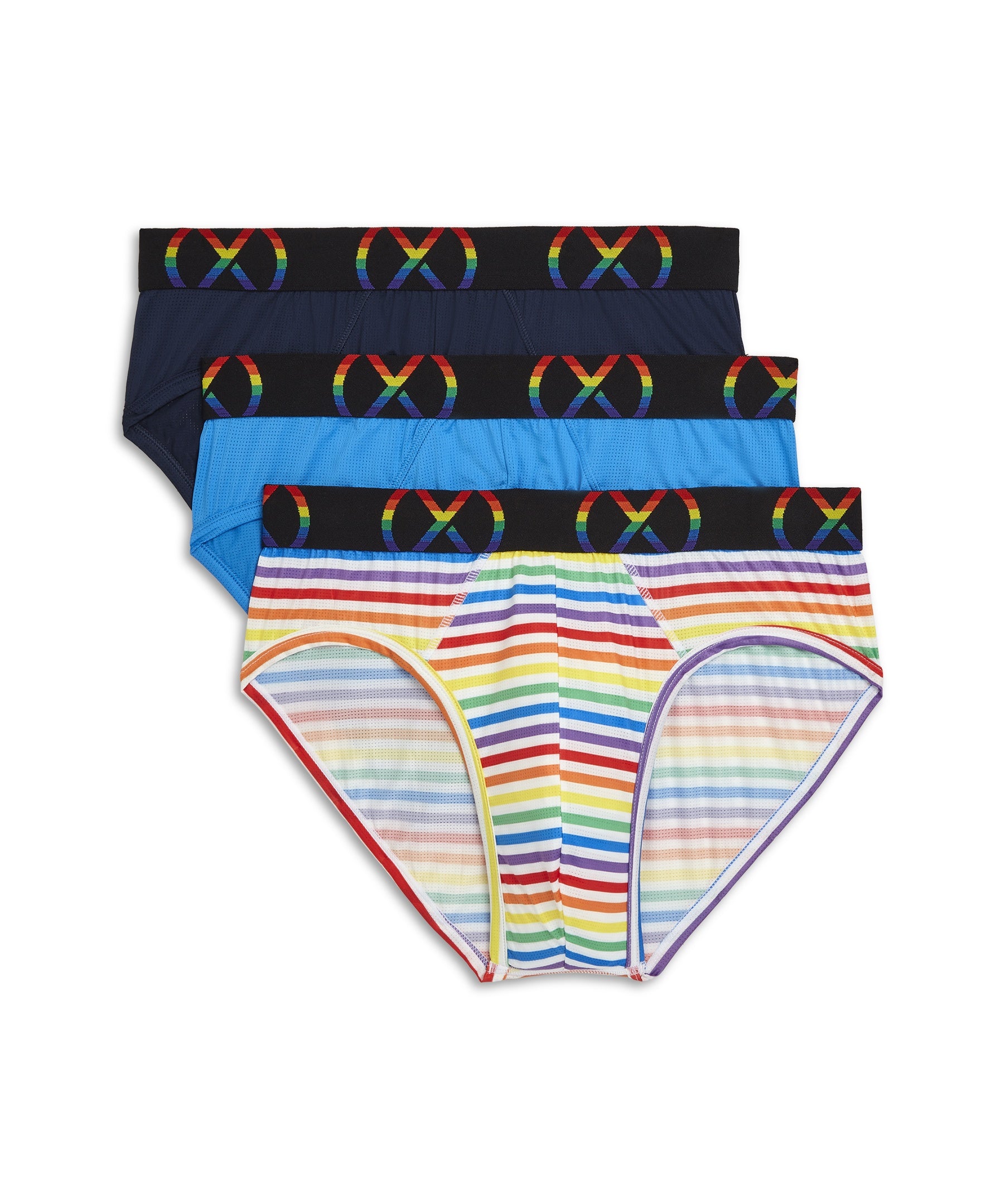 (X) Pride 46295 Sport Mesh 3 Pack Briefs – CheapUndies