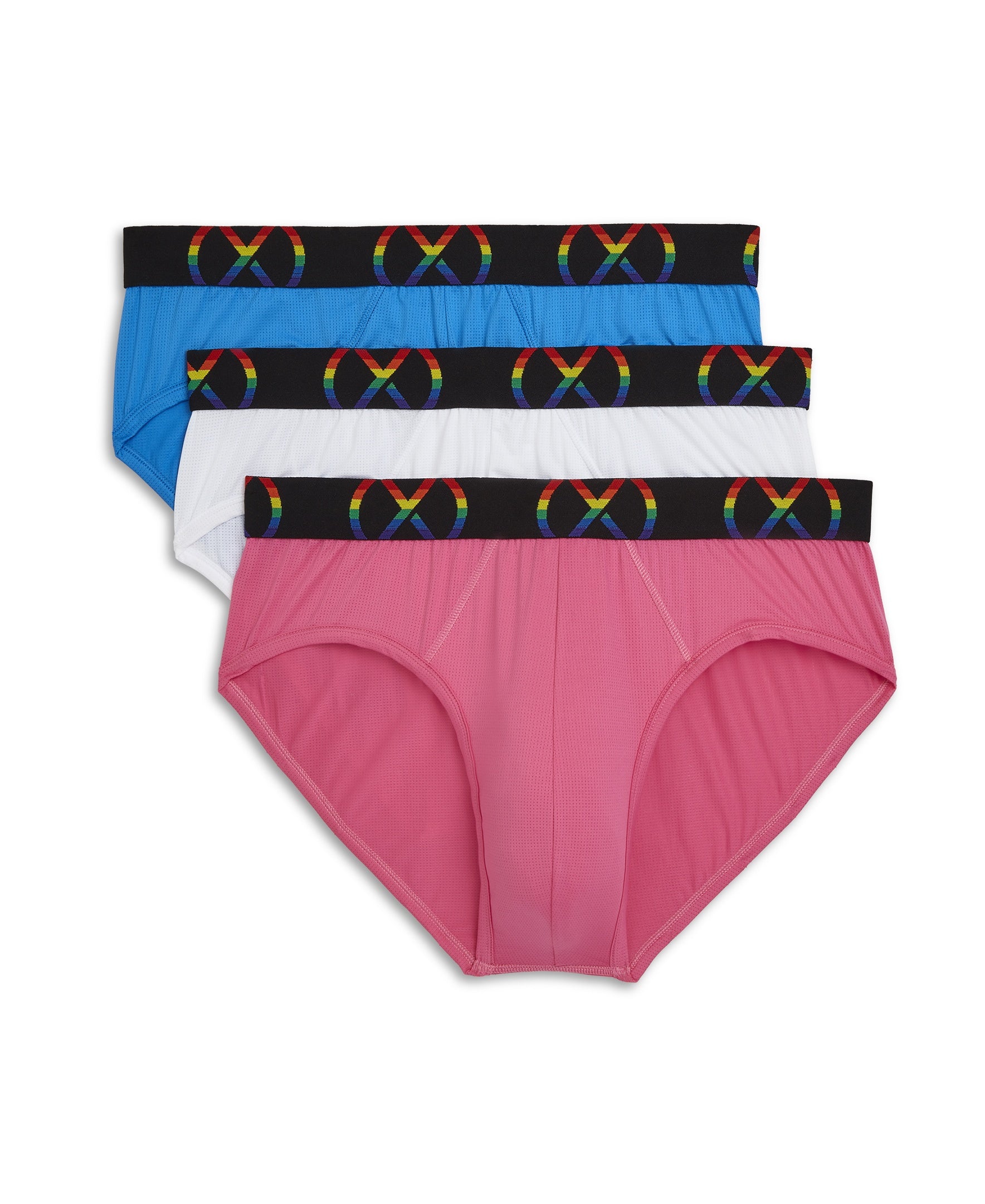 (X) Pride 46472 Sport Mesh 3 Pack Briefs – CheapUndies