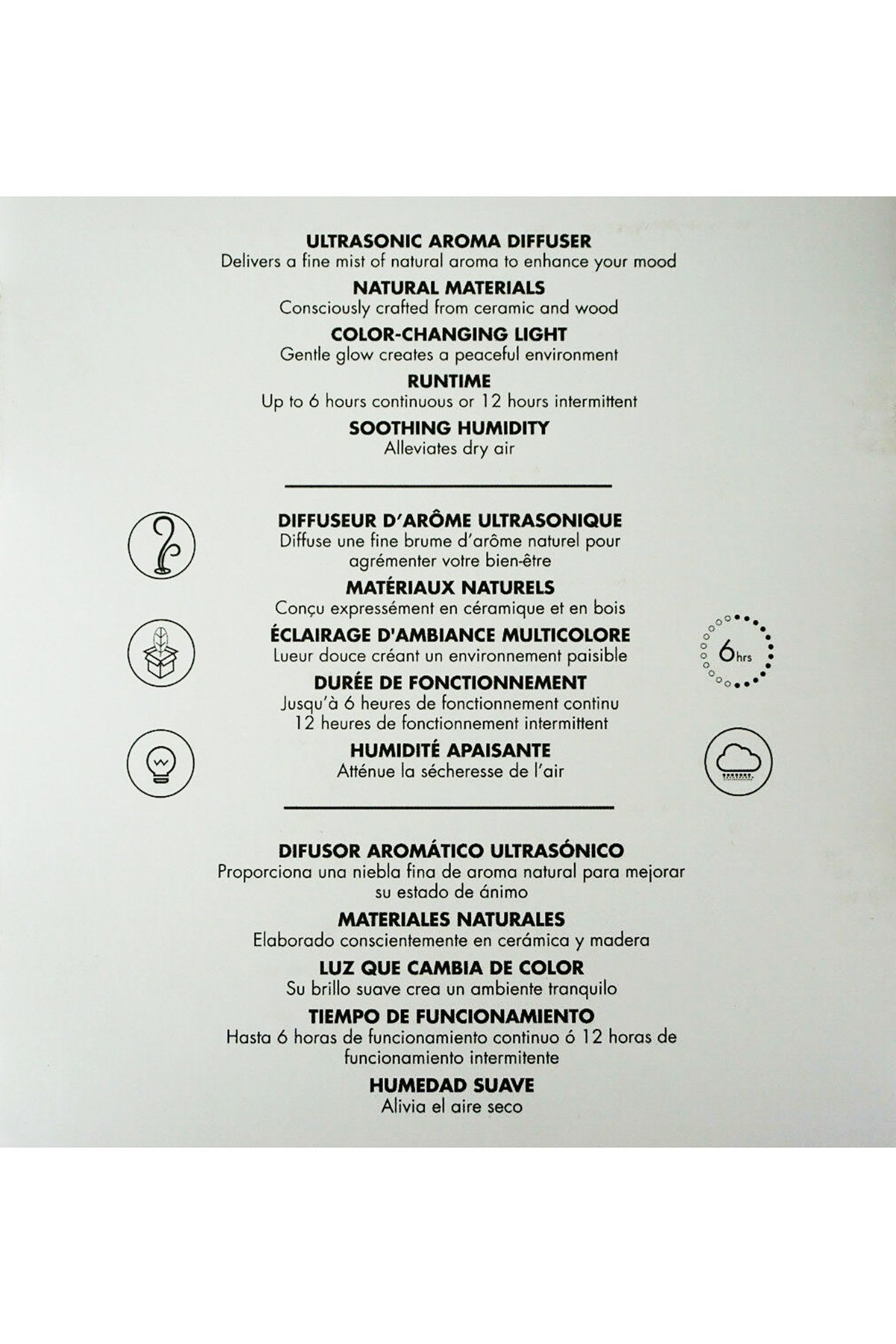 ellia for HoMEDiCS Blue Awaken Ultrasonic Aroma Diffuser Starter Kit ...